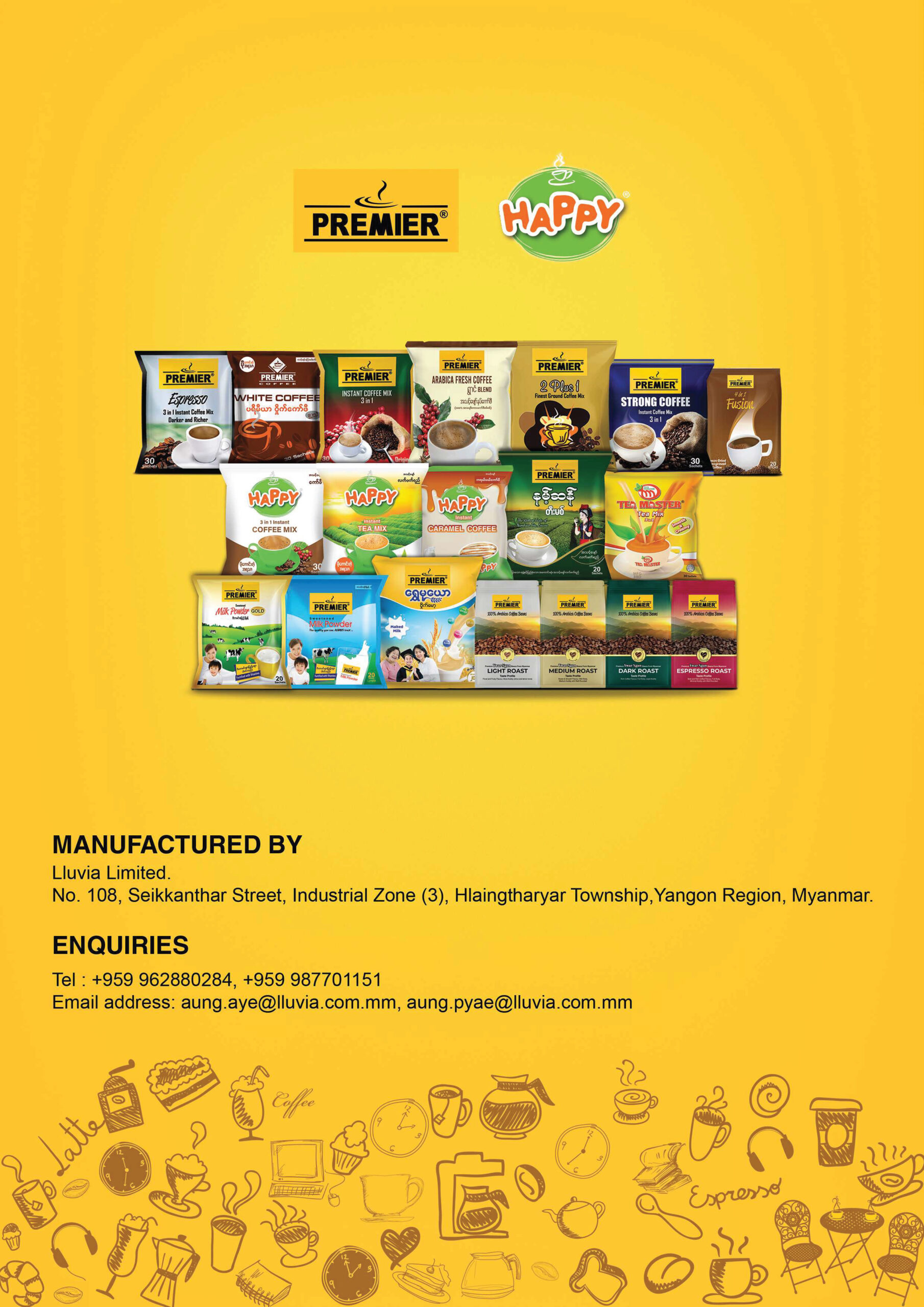 Catalogue | Premier Coffee & Tea Myanmar